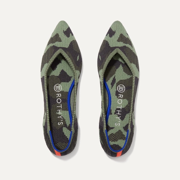 Rothy's | Shoes | Rothys Olive Camo Size 75 | Poshmark